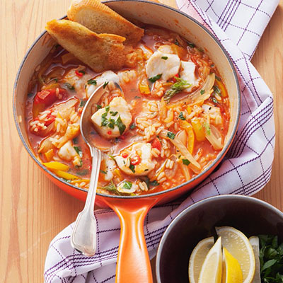 Poached Haddock & Rice Stew Recipe | Big Y