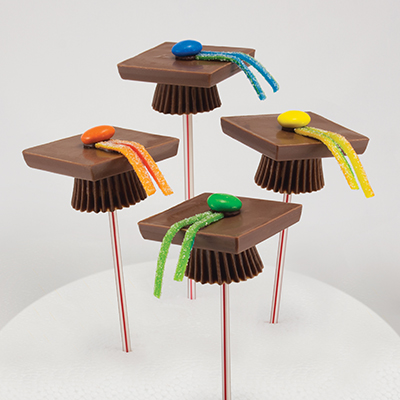 Chocolate Graduation Cap Lollipops Recipe | Big Y